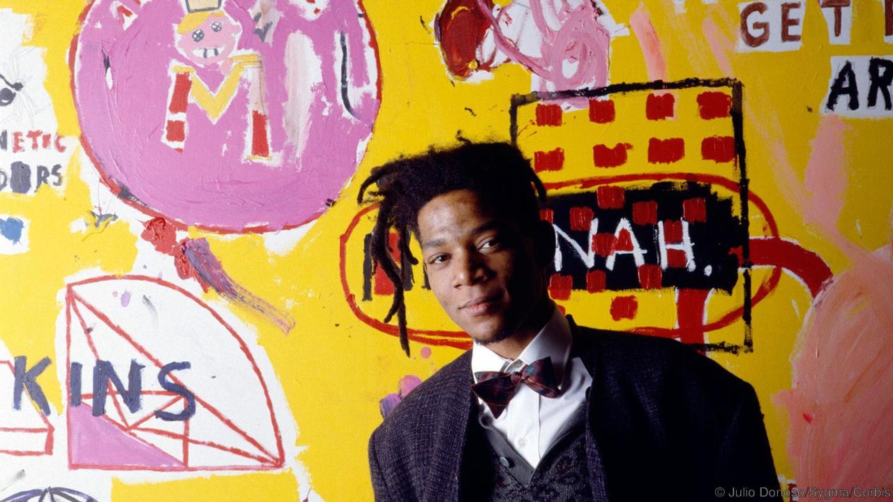 Jean Michel-Basquiat. Popping the White Art Bubble. (Black History ...
