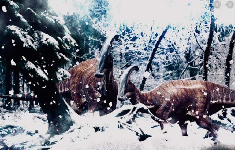 Dinosaurs in the Snow: A Prehistoric Winter Wonderland - TUC